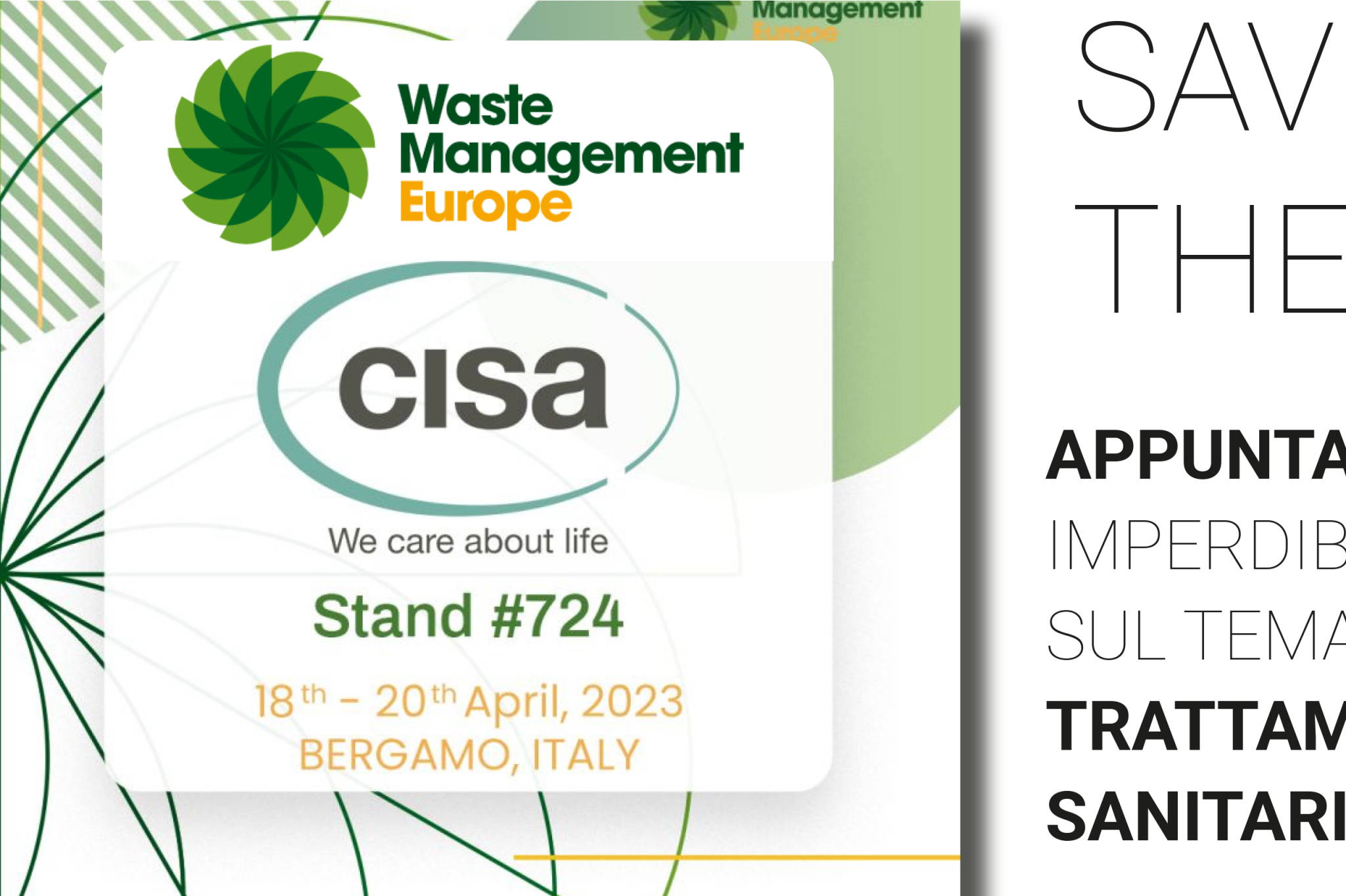 CISA GROUP AT THE WASTE MANAGEMENT EUROPE 2023 | Cisa Group